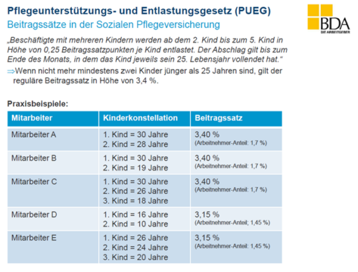 Pflegeunterstützungs – und Entlastungsgesetz (PUEG) - AGV BS